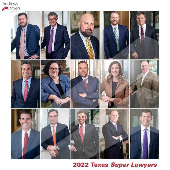 Andrews Myers Attorneys Recognized as 2022 Texas Super Lawyers & Selected for Three Top Lists ...